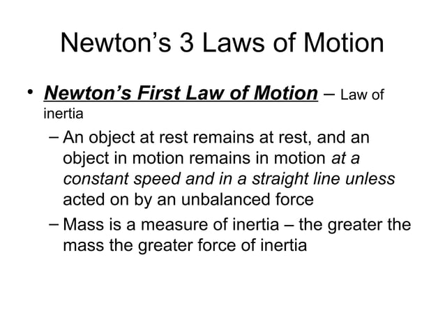 Force, mass, acceleration | PPT | Physics | Science