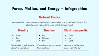 Force, Motion, and Energy - Science - 11th Grade Infographics.pptx
