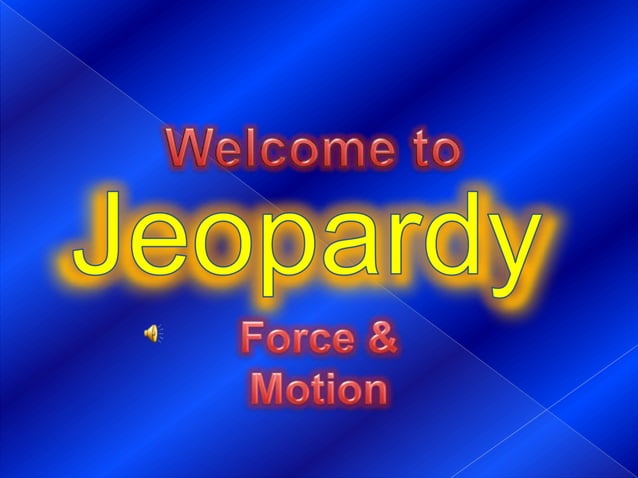 Force & Motion Jeopardy Review Game | PPTX | Physics | Science