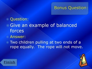 Force & Motion Jeopardy Review Game | PPTX