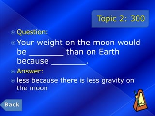 Force & Motion Jeopardy Review Game | PPTX