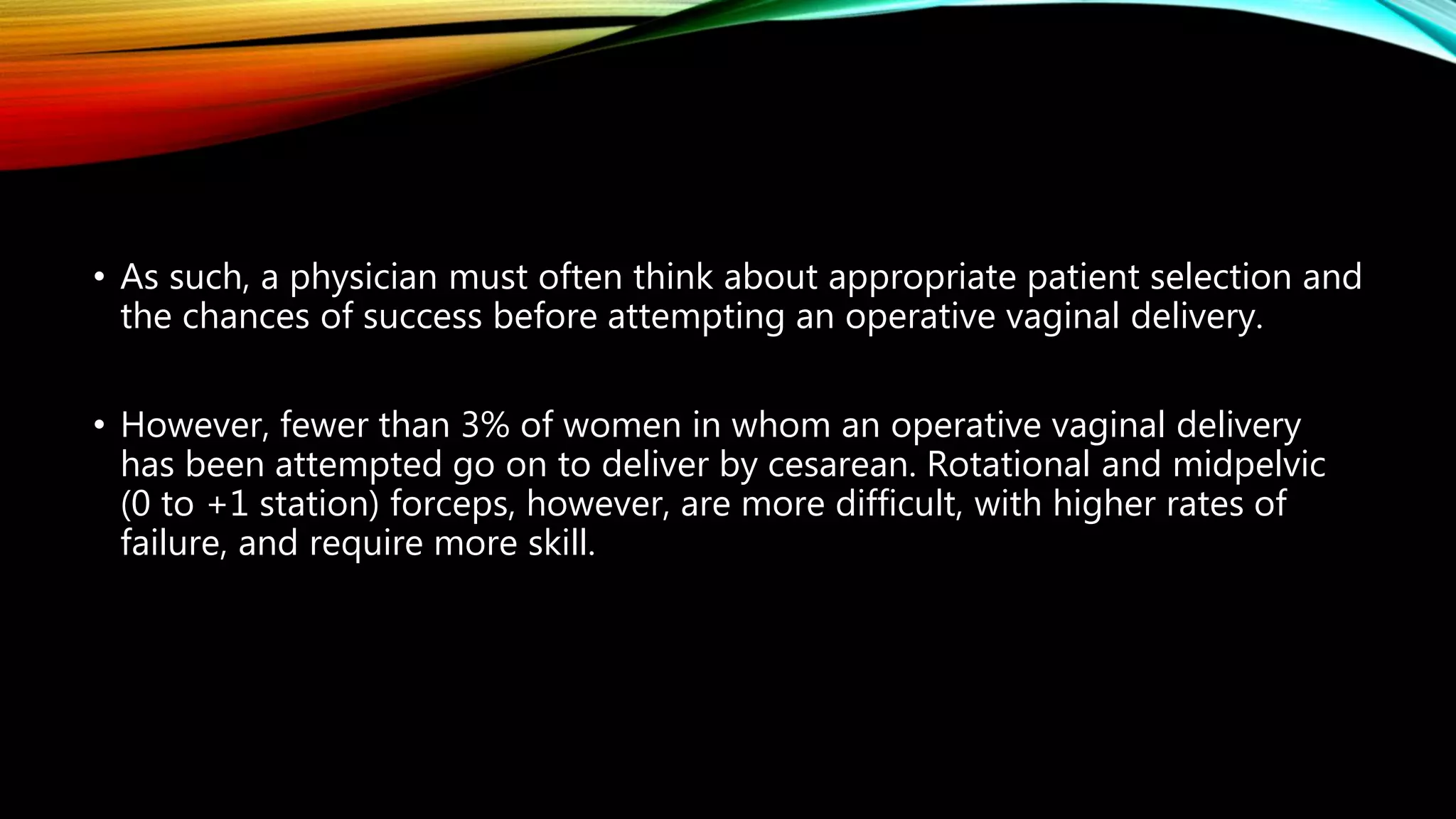 Forceps delivery- Operative Vaginal Delivery | PPTX