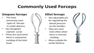 Forceps delivery- Operative Vaginal Delivery | PPTX