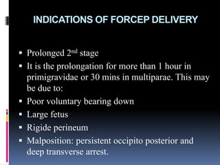 Forcep delivery | PPTX