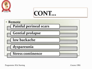 Forceps Delivery Scars