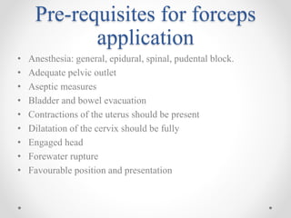 FORCEPS DELIVERY............ | PPTX