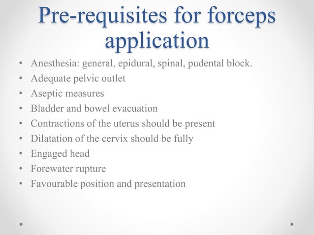 FORCEPS DELIVERY............ | PPTX