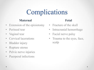 FORCEPS DELIVERY............ | PPTX