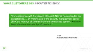 Forcepoint SD-WAN and NGFW + IPS | PPT