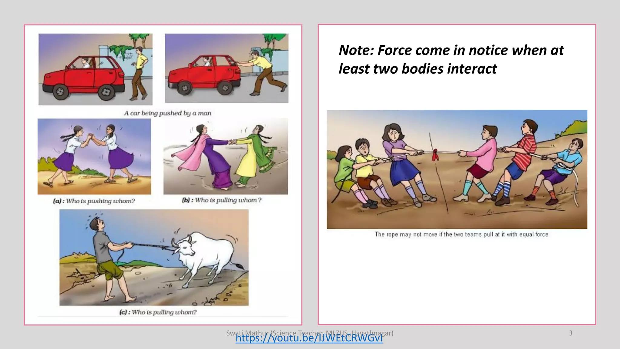 Force ppt class 8 | PDF