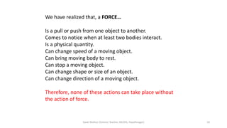 Force ppt class 8 | PDF