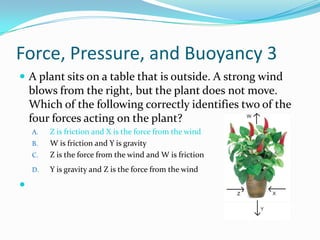 Force, pressure, and buoyancy | PPTX