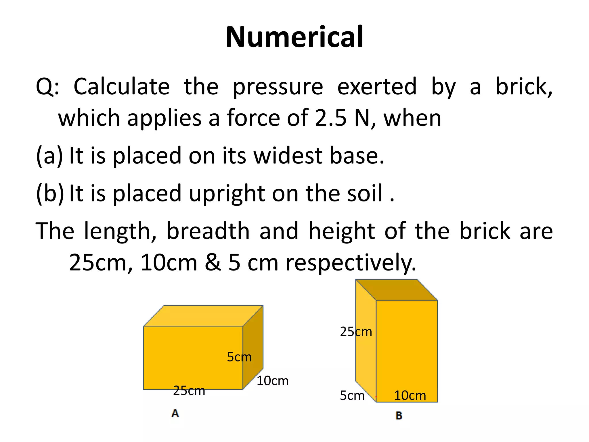 Force & pressure class 8 | PPTX