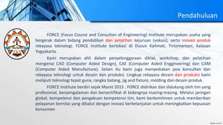 Company Profile FORCE Institute | PPTX