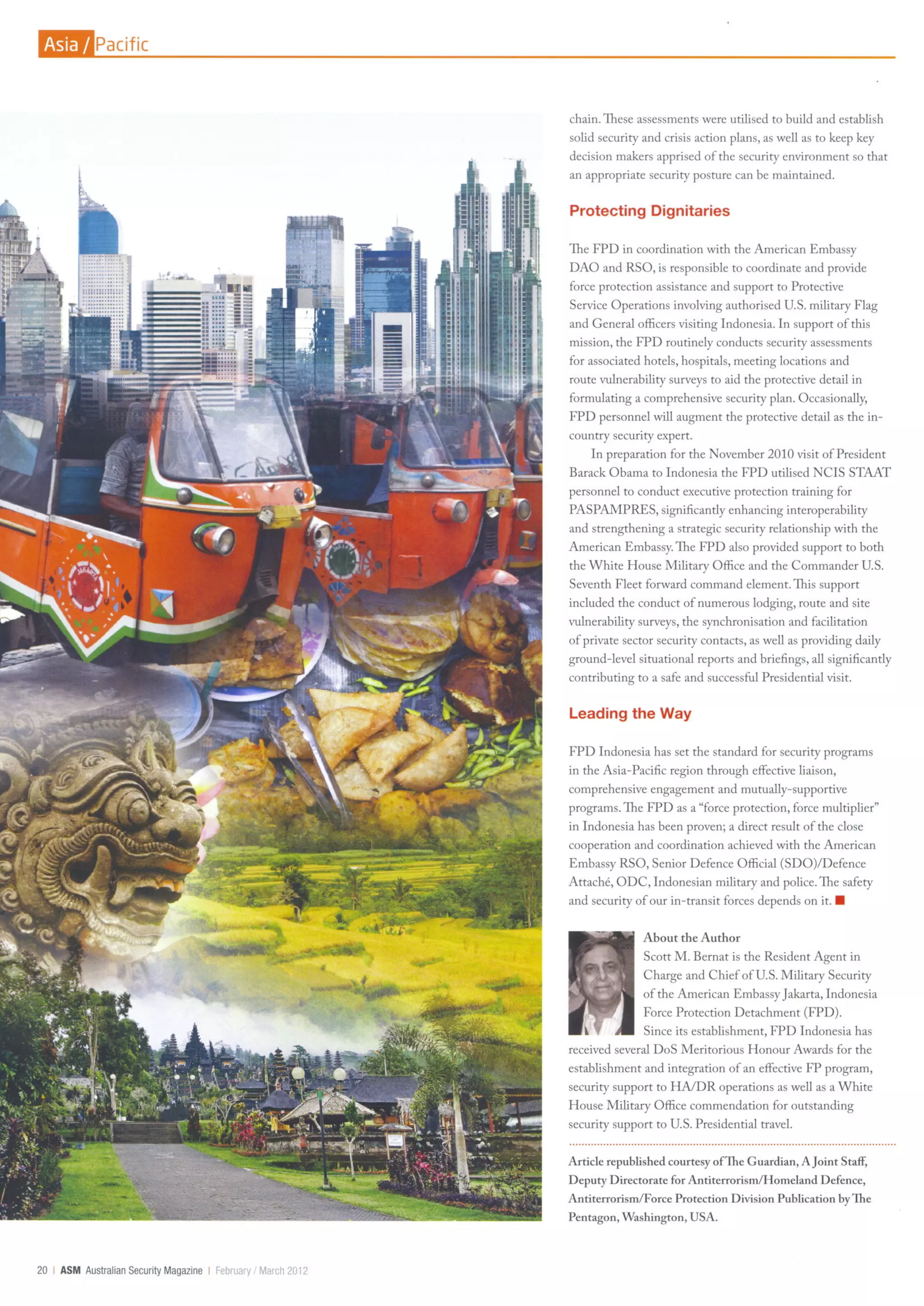 Force Protection Detachment Indonesia - Setting the Standard for ...