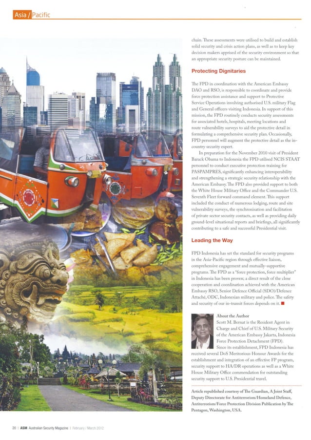 Force Protection Detachment Indonesia - Setting the Standard for ...