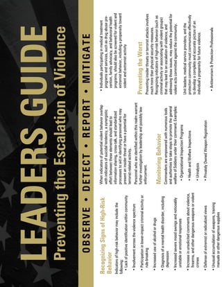 Force Protection Detachment Indonesia - Setting the Standard for ...