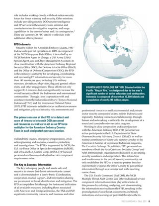 Force Protection Detachment Indonesia - Setting the Standard for ...