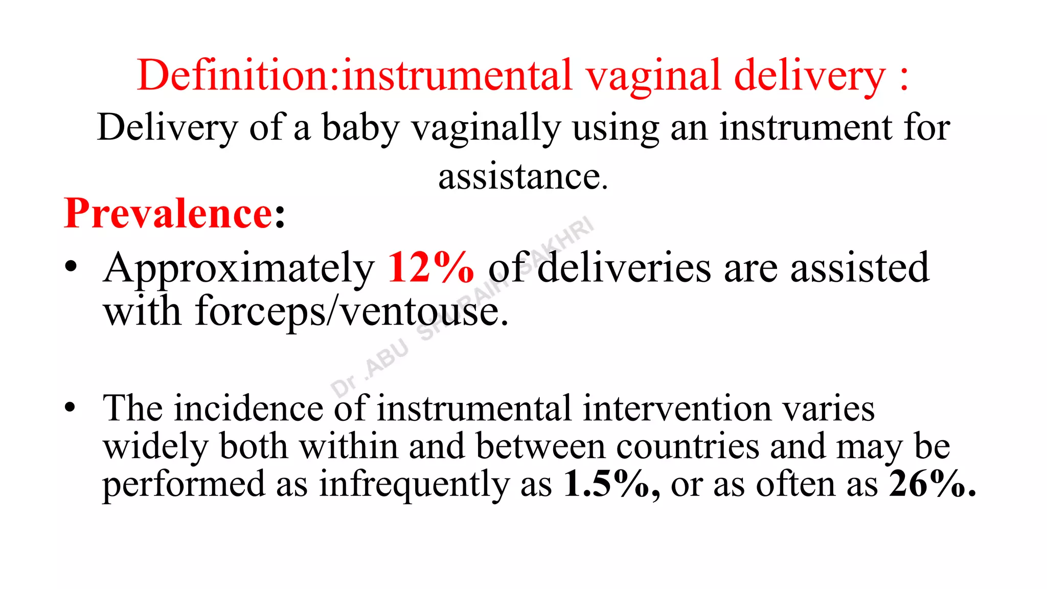 Forceps and Vacuum extraction | PPT