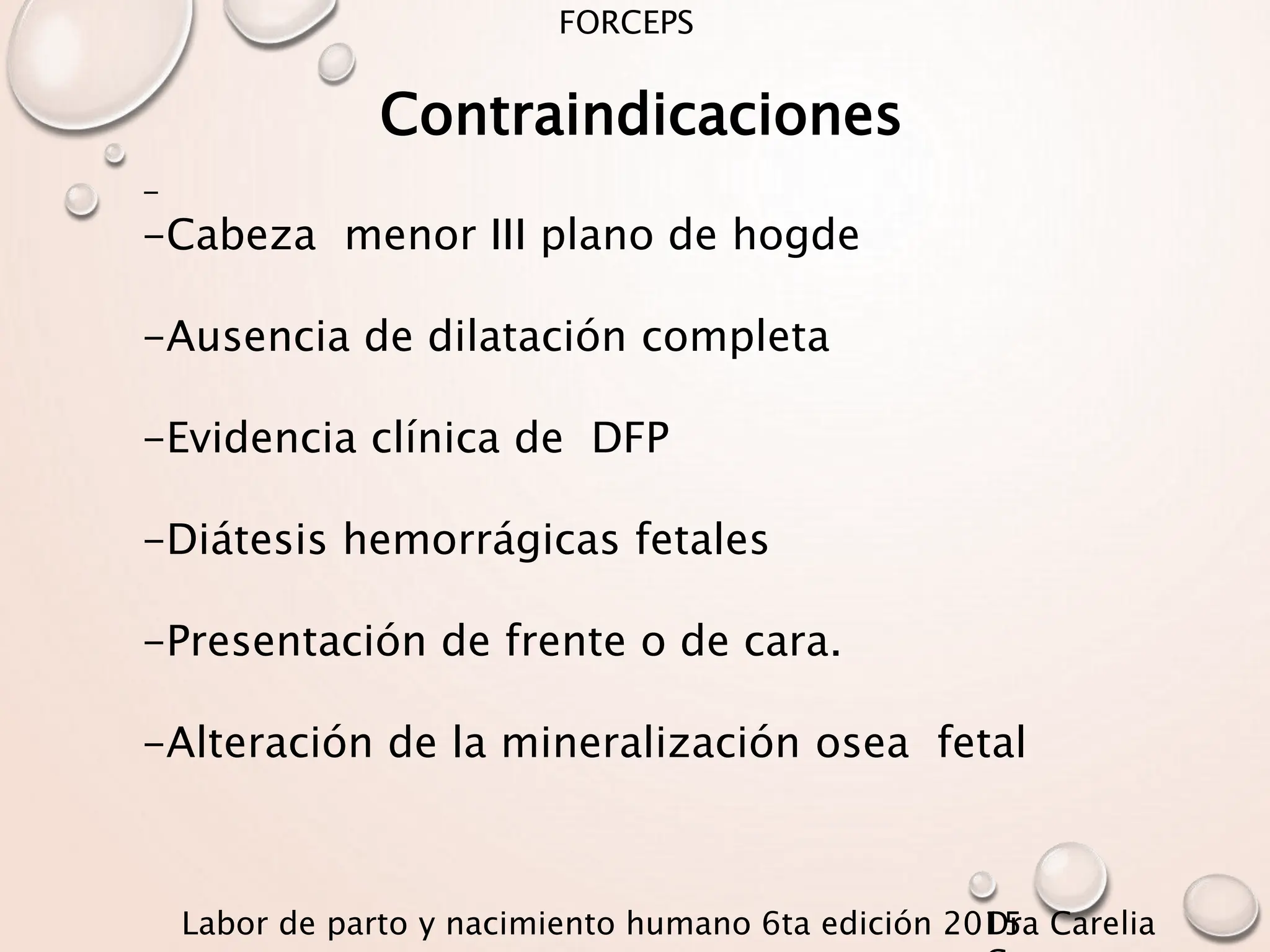 forceps utilizado en el trabajo de parto | PPTX