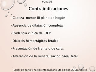 forceps utilizado en el trabajo de parto | PPTX