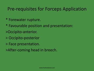 Forceps delivery | PPTX
