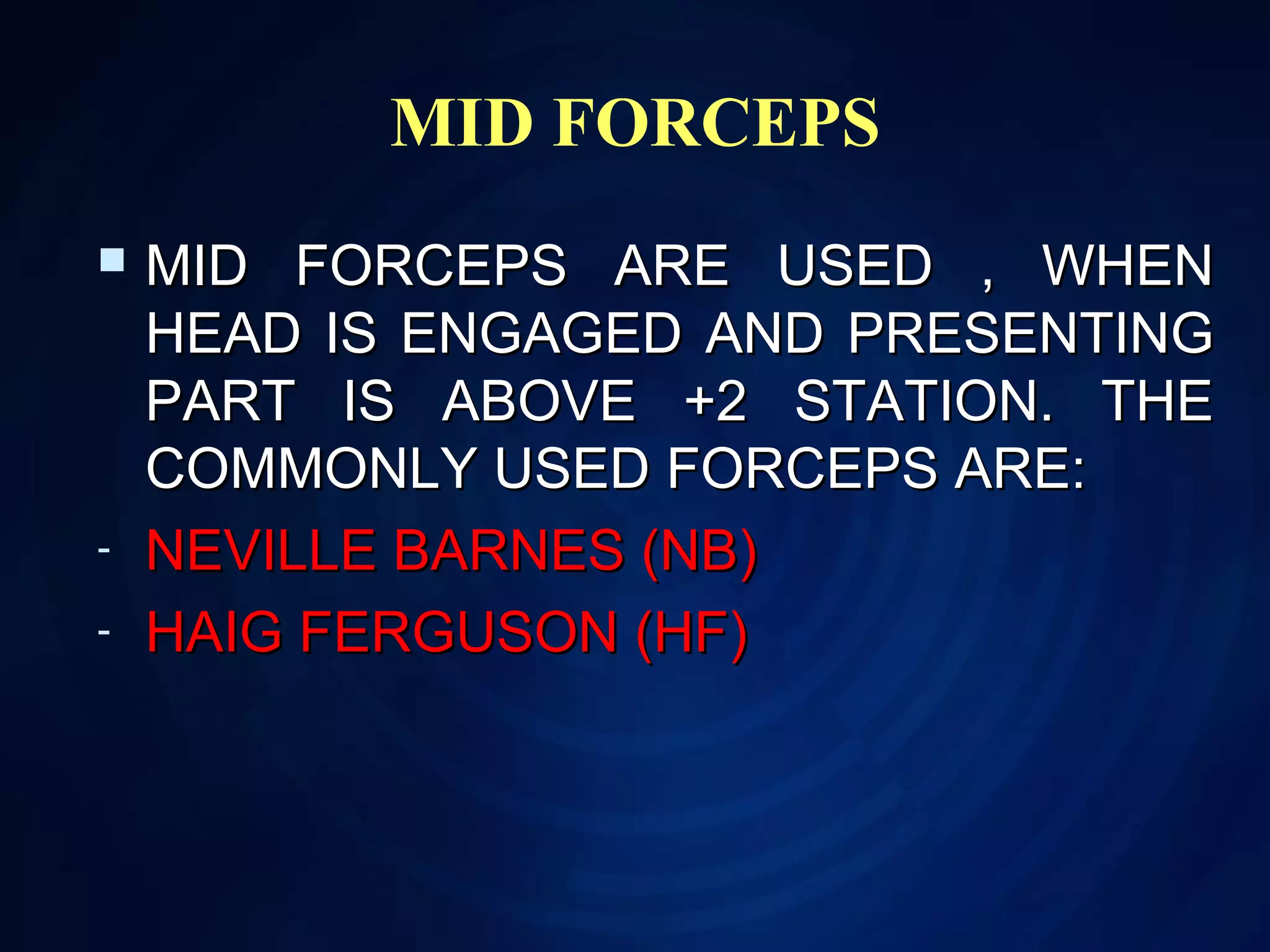 Forceps delivery | PPT