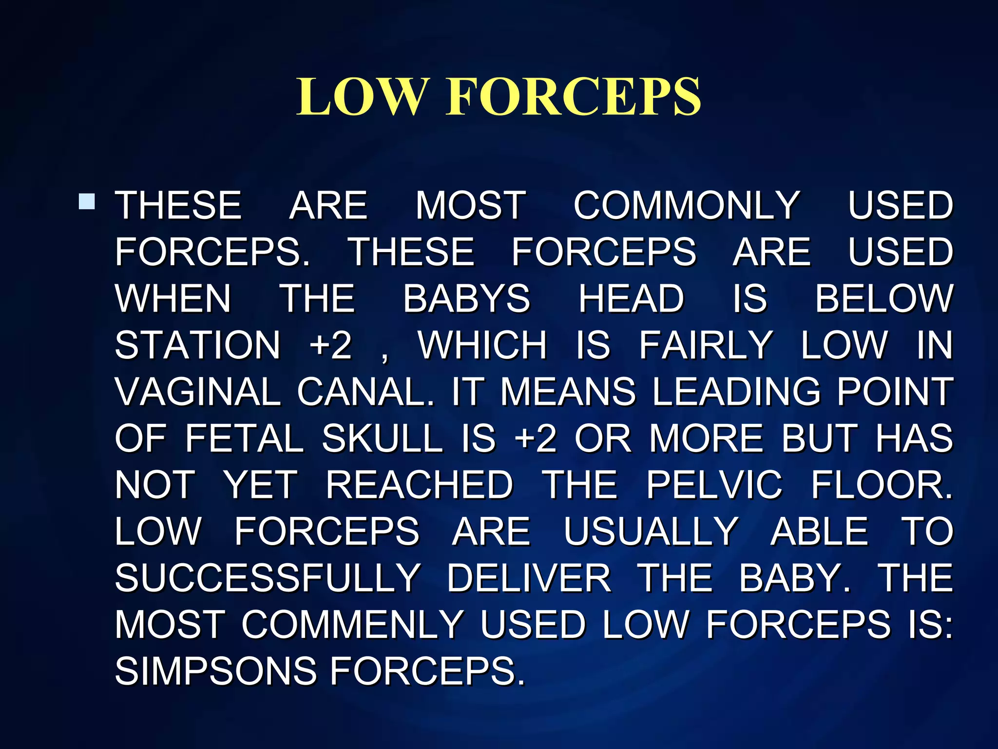 Forceps delivery | PPT
