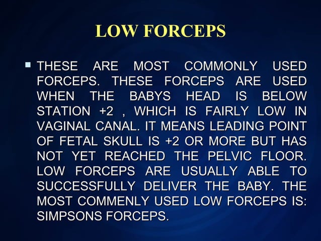 Forceps delivery | PPT | Pregnancy | Reproductive Health