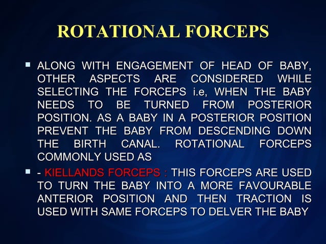 Forceps delivery | PPT | Pregnancy | Reproductive Health