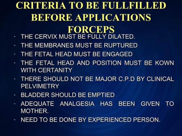 Forceps delivery | PPT | Pregnancy | Reproductive Health