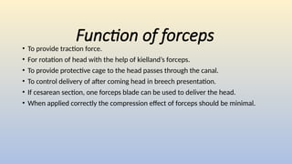 Forceps delivery- Assisted operational delivery | PPTX