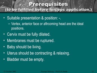 Forceps Delivery Overview Obstetrics.ppt