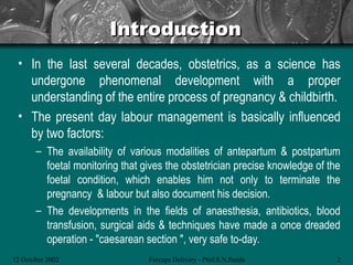 Forceps Delivery Overview Obstetrics.ppt