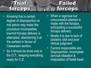 Forceps Delivery Overview Obstetrics.ppt