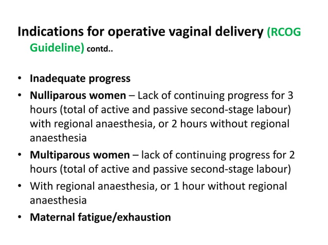 FORCEPS_DELIVERY_AND_VACCUM_EXTRACTION.ppt | Pregnancy | Reproductive ...