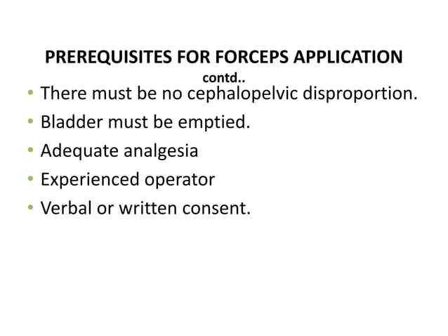 FORCEPS_DELIVERY_AND_VACCUM_EXTRACTION.ppt | Pregnancy | Reproductive ...