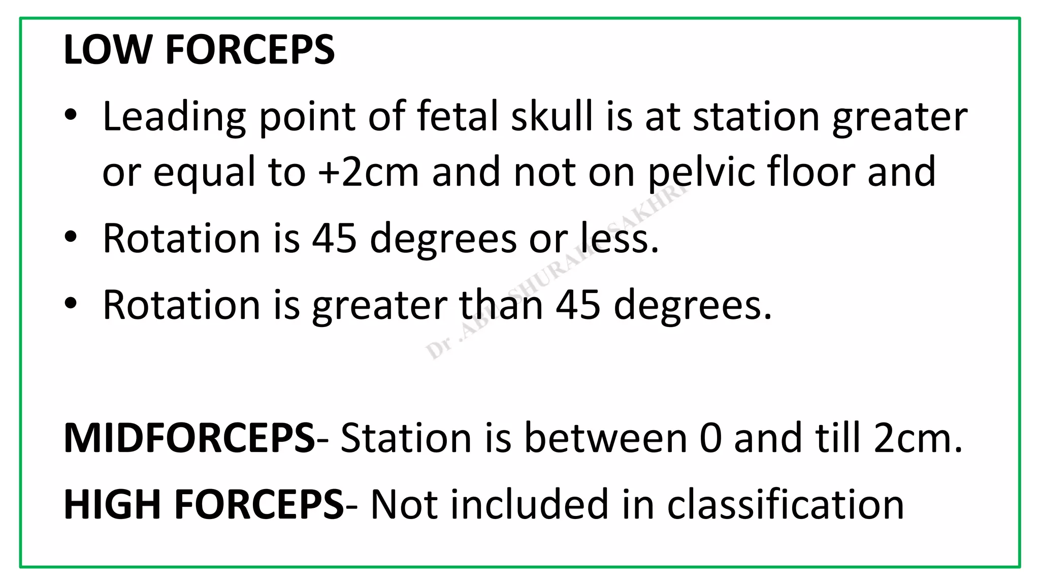 Forceps delivery and vacuum extraction | PPT