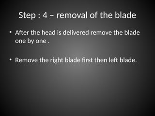 FORCEPS DELIVERY types ,steps,management ppt | PPTX