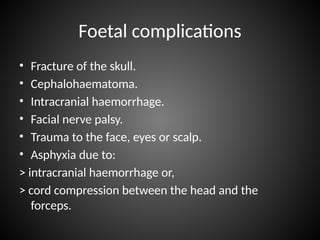 FORCEPS DELIVERY types ,steps,management ppt | PPT