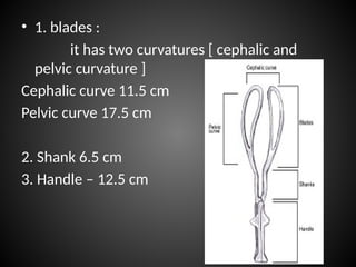 FORCEPS DELIVERY types ,steps,management ppt | PPT
