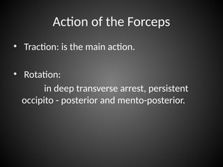 FORCEPS DELIVERY types ,steps,management ppt | PPT