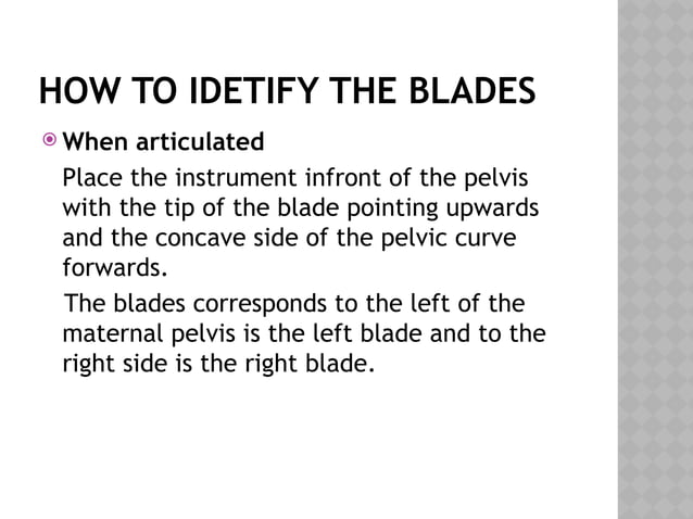 Forceps operation Procedure for nursing students OBG | PPT