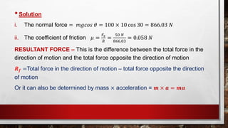 Forces(Frictional force) | PPTX