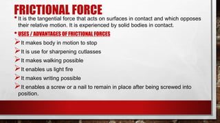 Forces(Frictional force) | PPTX