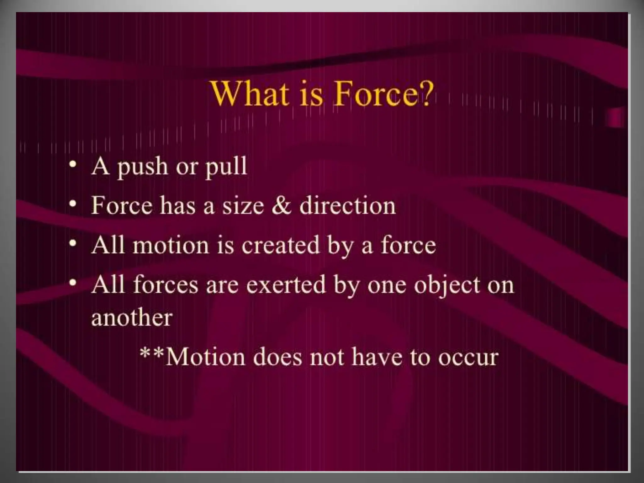 Types of forces , Static, Friction, Gravitation | PPT