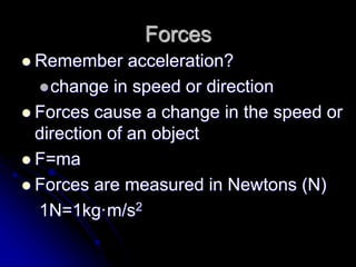 Unit 1: Forces.ppt Grade 7, Law of Motions | PPT