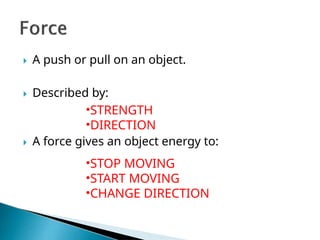 Forces General Science PowerPoint Presentation | PPTX