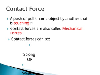 Forces General Science PowerPoint Presentation | PPT