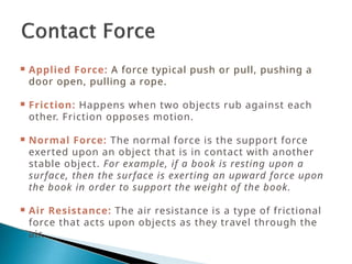 Forces General Science PowerPoint Presentation | PPT